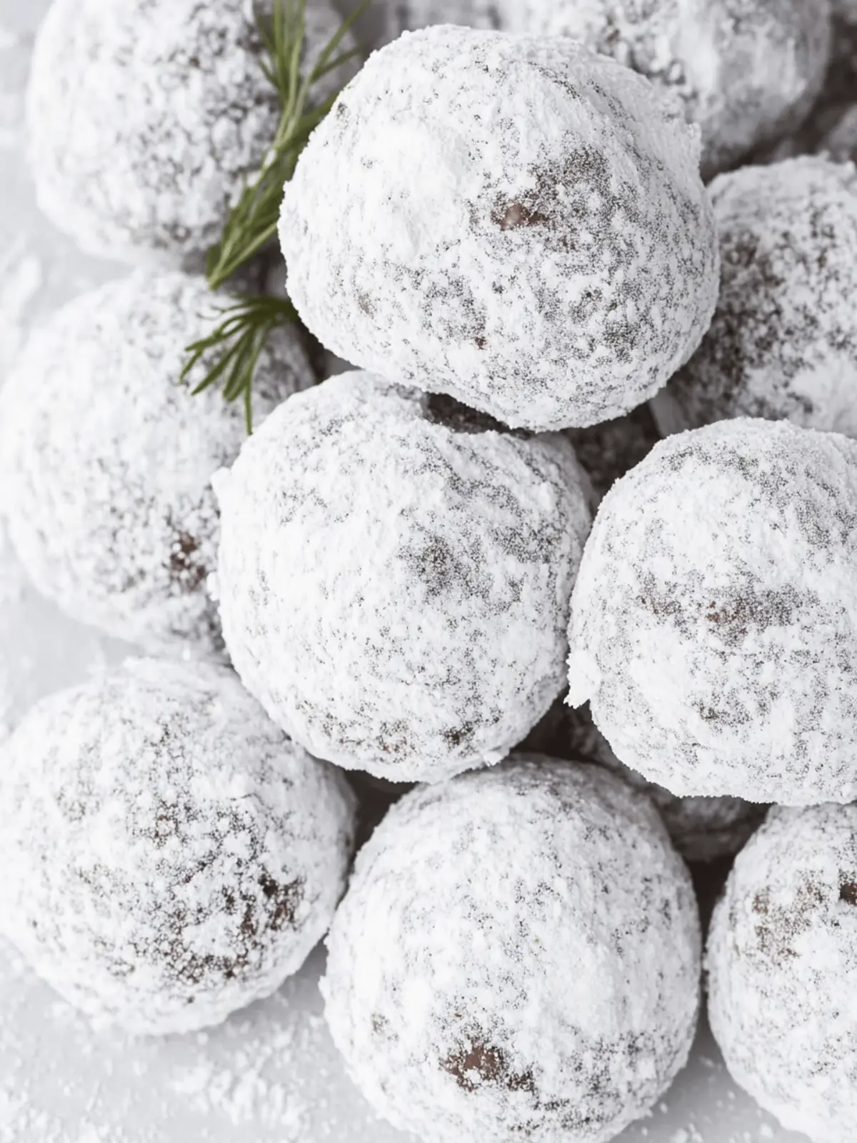 Decadent Chocolate Snowball Cookies for Your Holiday Joy – Sandra Recipes