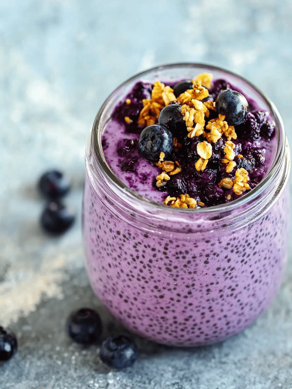 Creamy 4-Ingredient Blueberry Chia Seed Pudding Bliss – Sandra Recipes