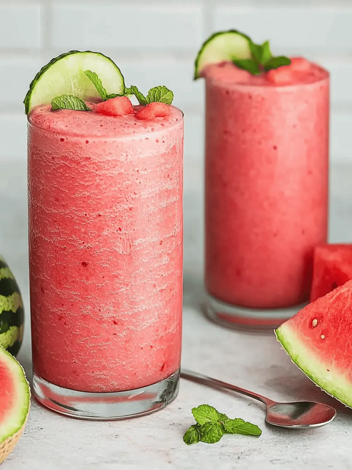 Refreshing Watermelon Smoothie Recipe for Hot Summer Days – Sandra Recipes