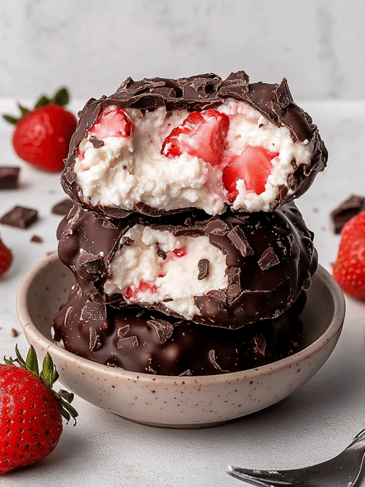 Creamy Strawberry Cottage Cheese Chocolate Clusters You’ll Love ...