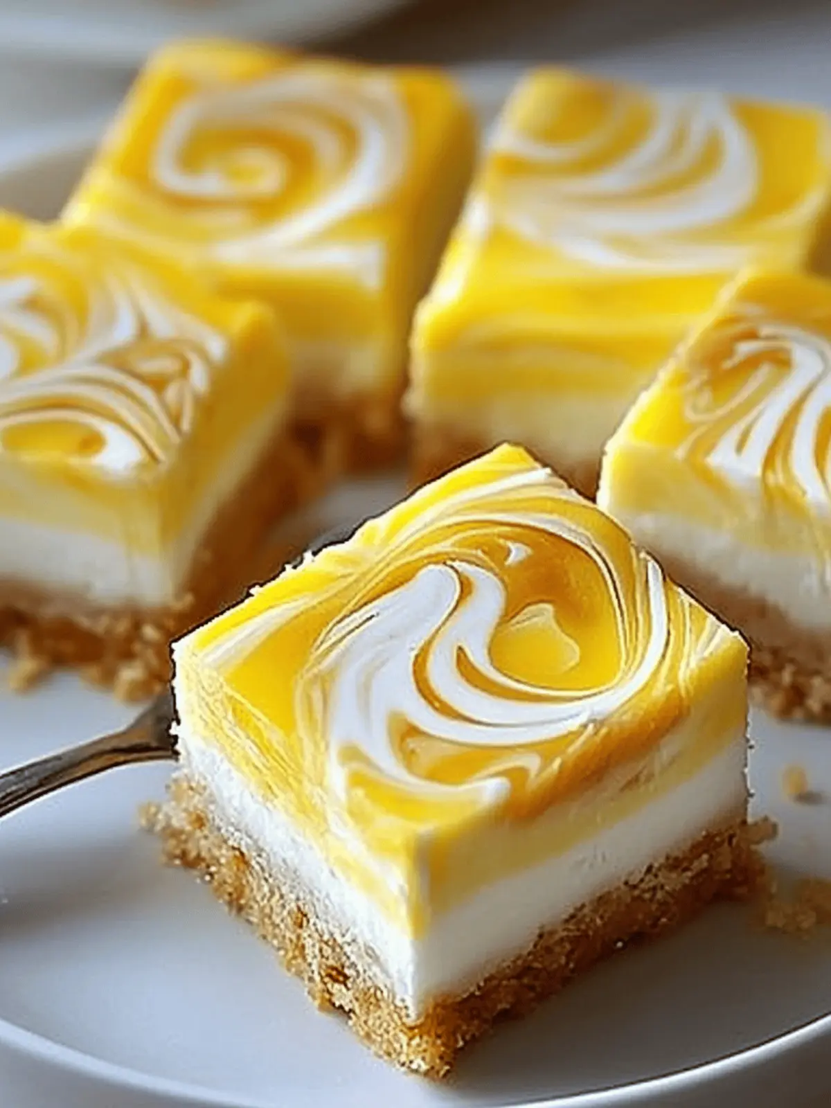 Best Lemon Marbled Cheesecake Bars – Easy 30-Minute Delight – Sandra ...