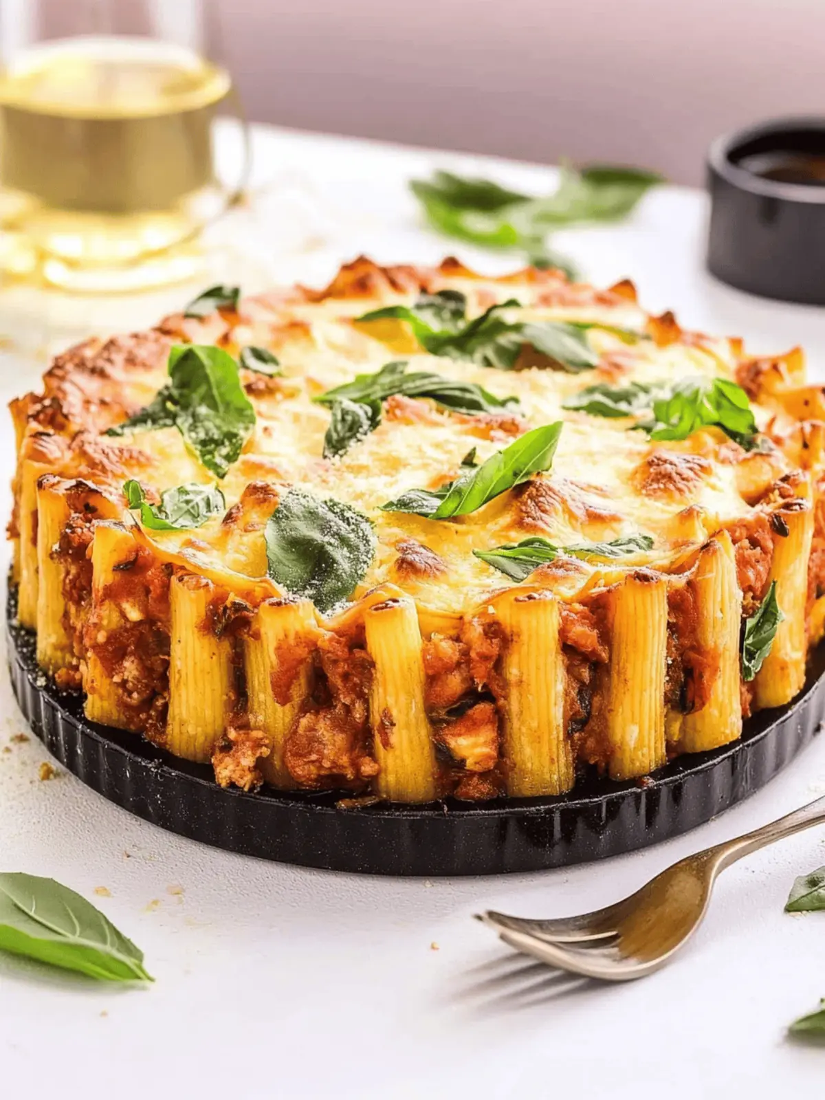 Stuffed Rigatoni Pasta Pie: Comforting Italian Family Favorite – Sandra ...