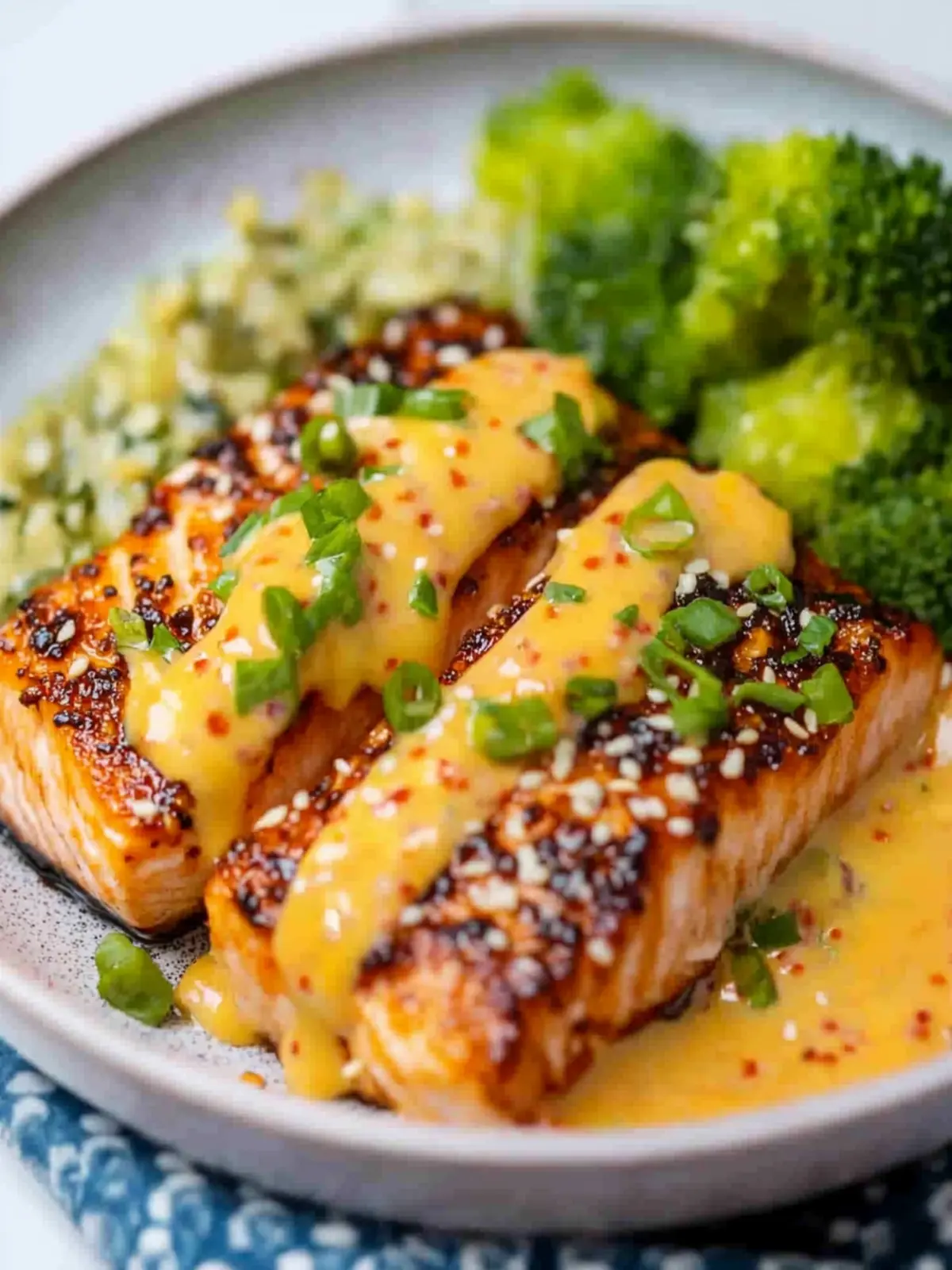 Pan Seared Salmon with Firecracker Aioli in 30 Minutes! – Sandra Recipes