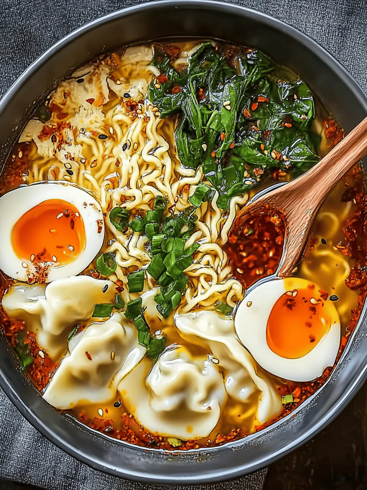 Heartwarming Dumpling Ramen Bowl for Cozy Nights In