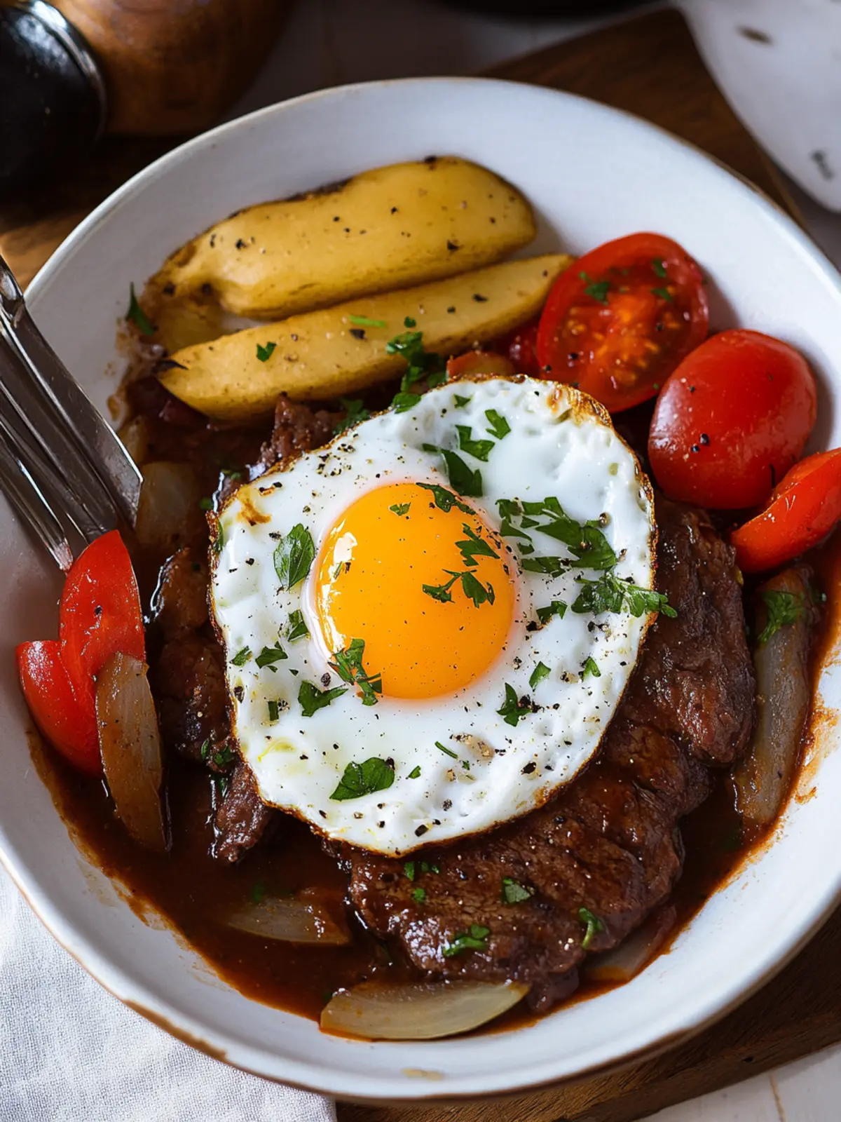 Savor Bitoque Recipe: Perfect Portuguese Steak with Egg Delight ...
