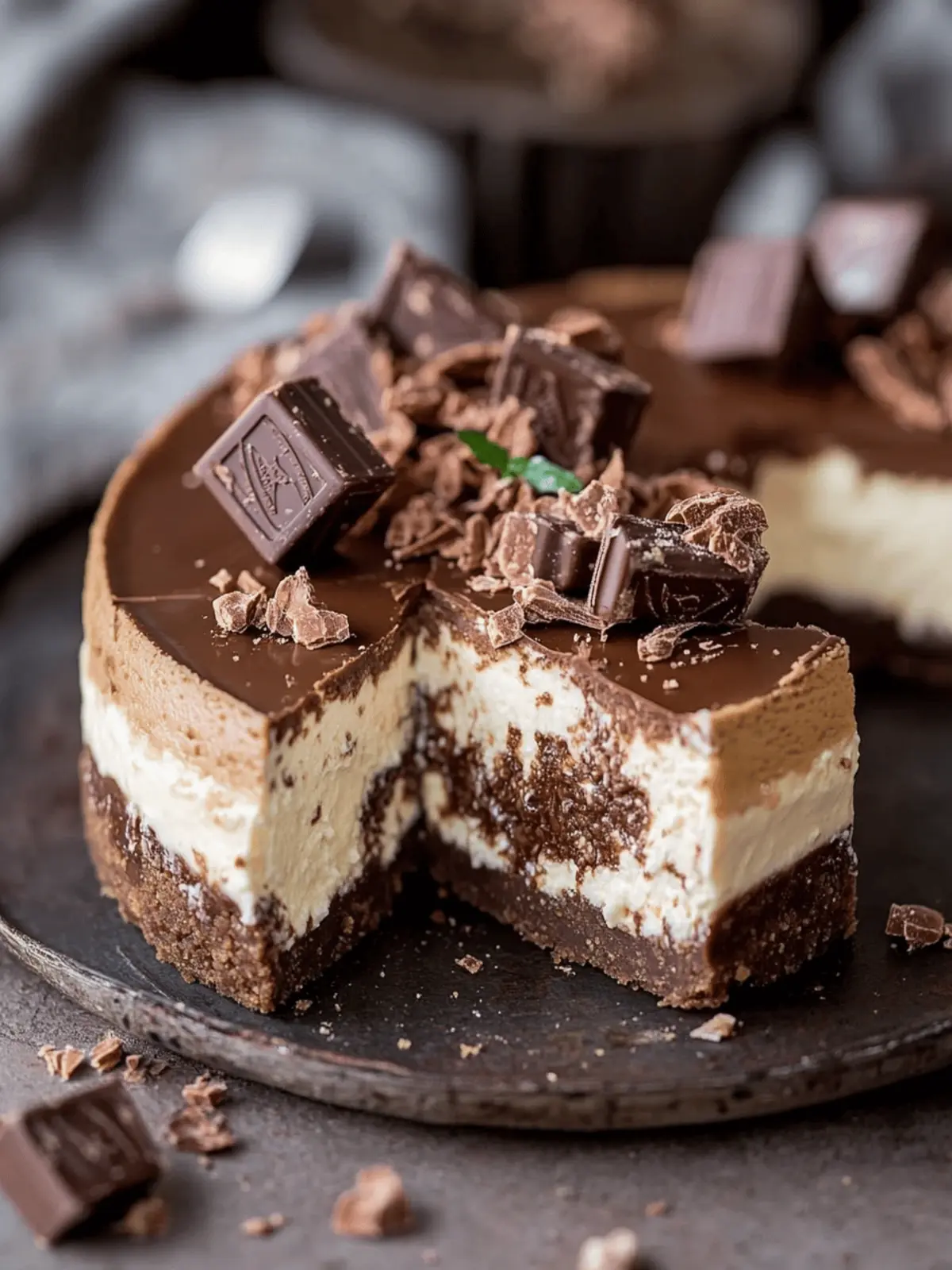 Indulge in Heavenly Toblerone Cheesecake Bliss Today – Sandra Recipes