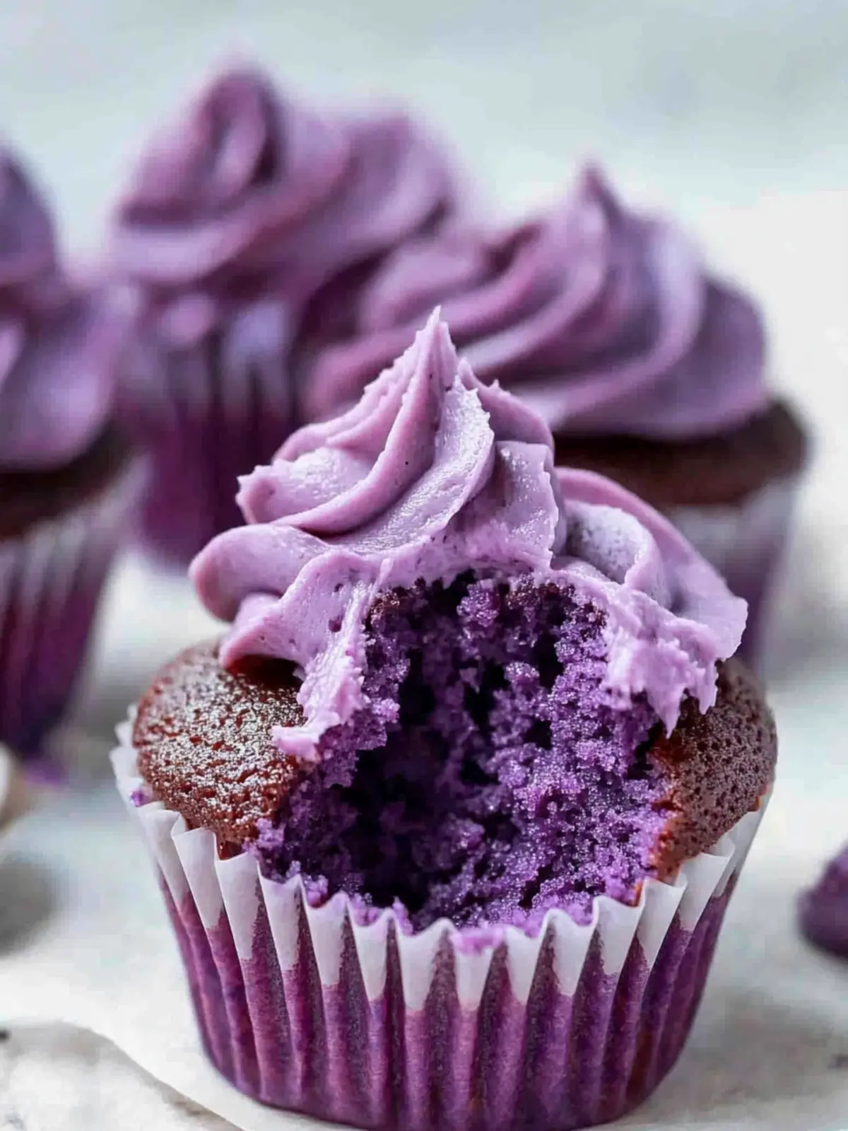Mouthwatering Easy Ube Cupcakes with Creamy Frosting Delight – Sandra ...
