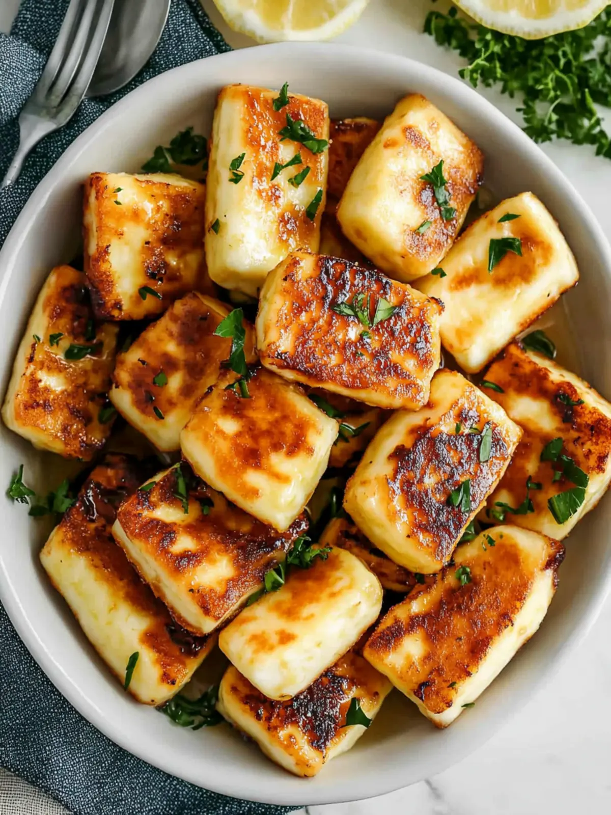 Savor the Flavor: Easy Honey Glazed Halloumi Recipe – Sandra Recipes