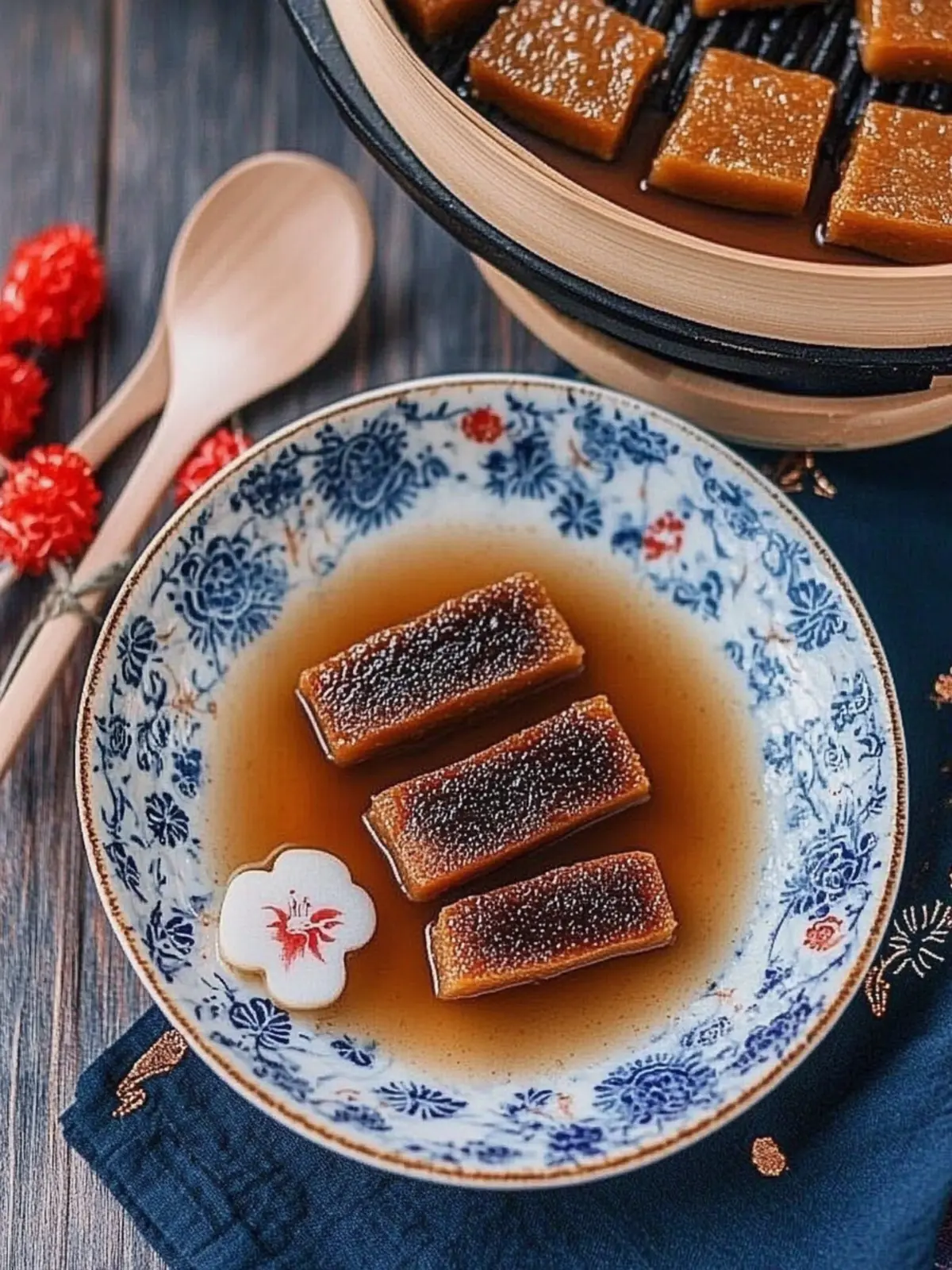 Delicious Nian Gao: Chinese New Year Sweet Rice Cake Twist – Sandra Recipes