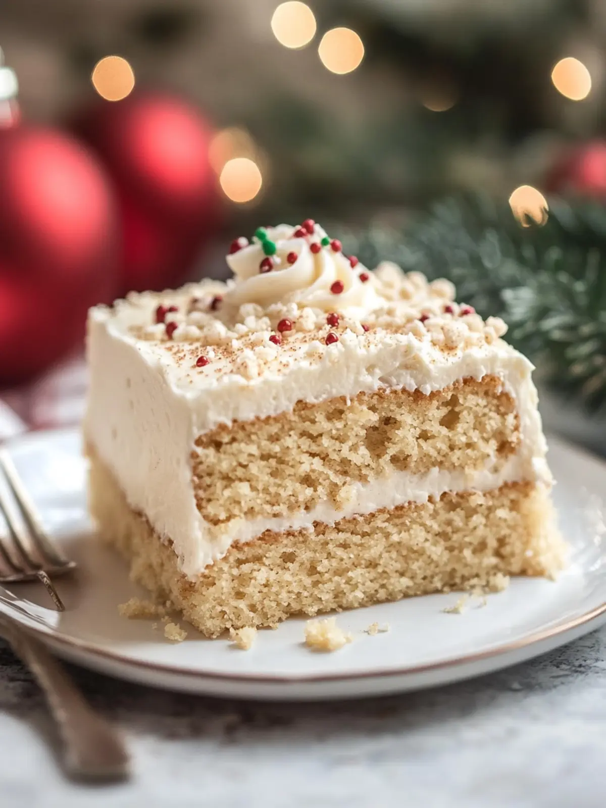 Eggnog Sheet Cake with Eggnog Buttercream Frosting Bliss – Sandra Recipes