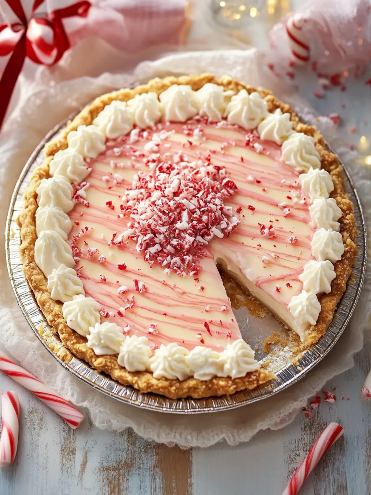 No-Bake White Chocolate-Peppermint Pie for Holiday Bliss – Sandra Recipes