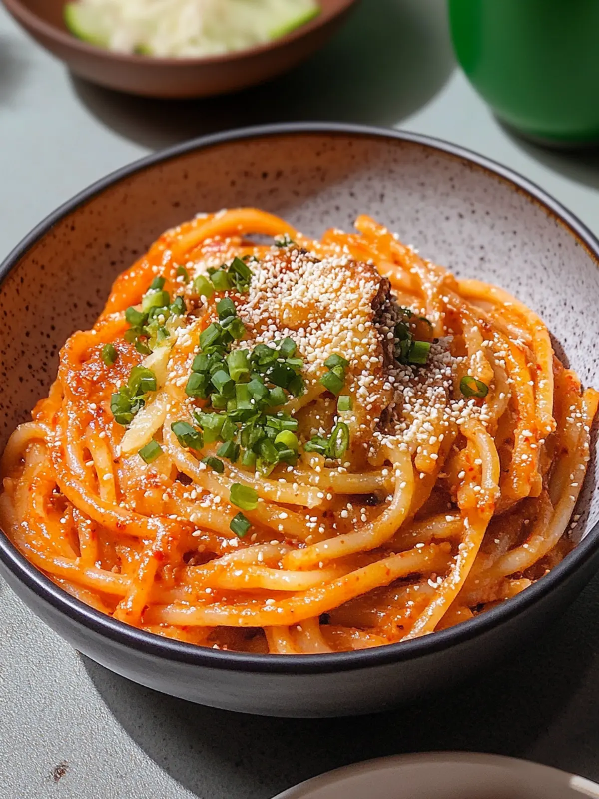 Easy Creamy Korean Ssamjang Pasta for a Delicious Dinner