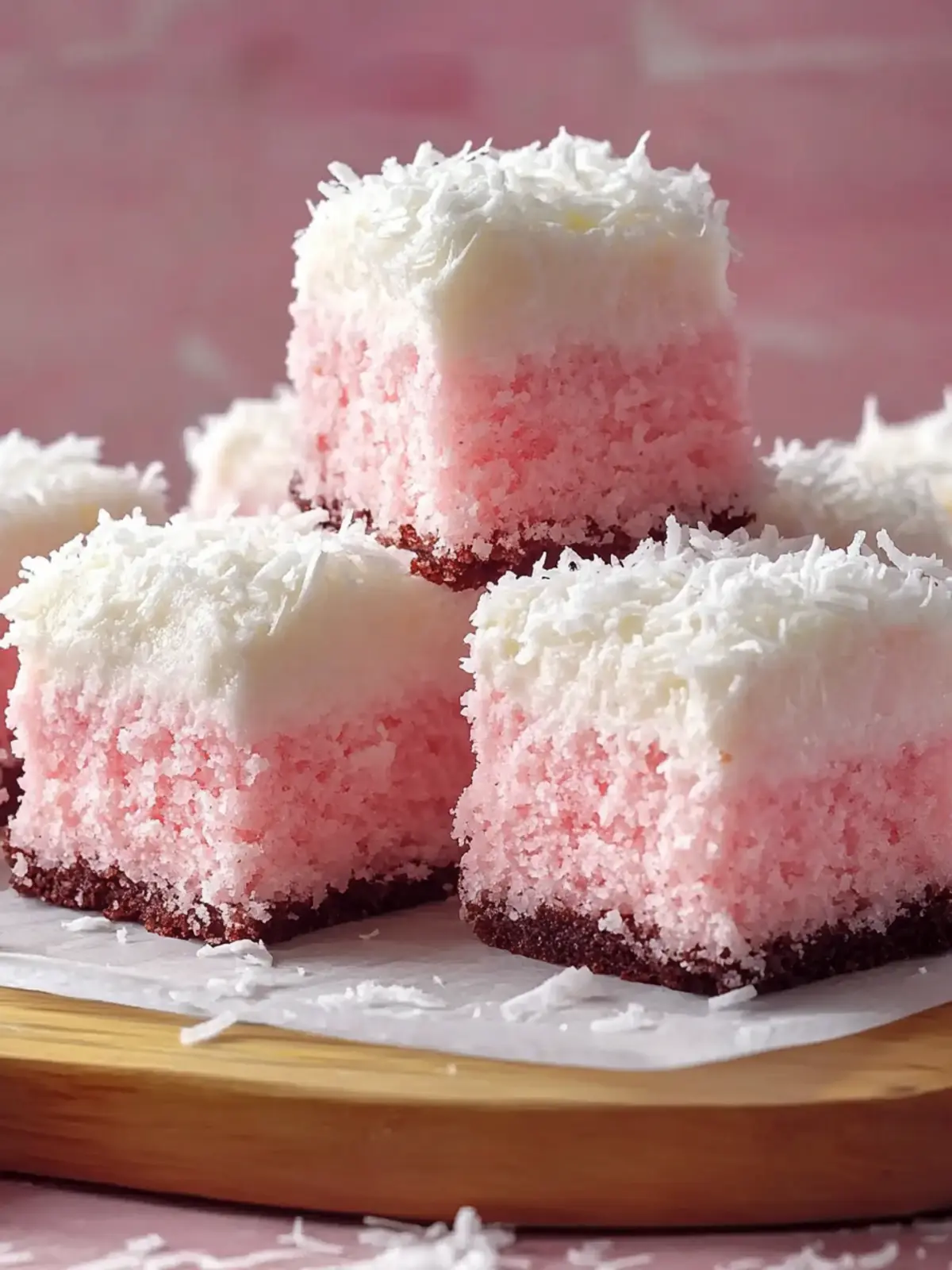 Delicious Pink Coconut Snowball Cake Bars You’ll Crave! – Sandra Recipes