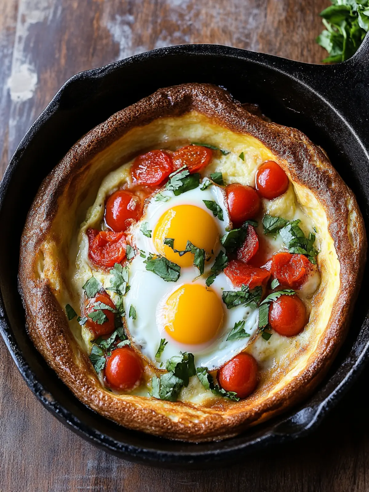 Huevos Rancheros Mini Savoury Dutch Baby for a Brunch Win – Sandra Recipes