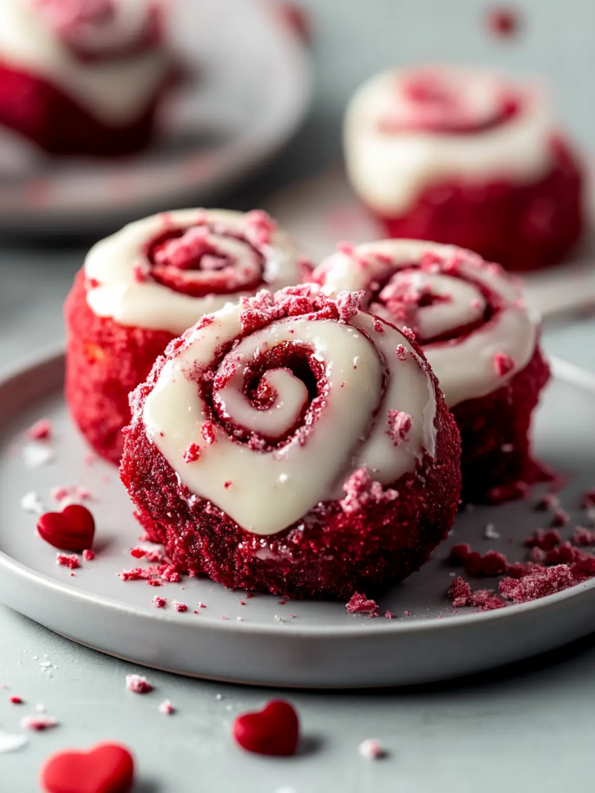 Red Velvet Valentine’s Day Cinnamon Rolls to Win Hearts – Sandra Recipes