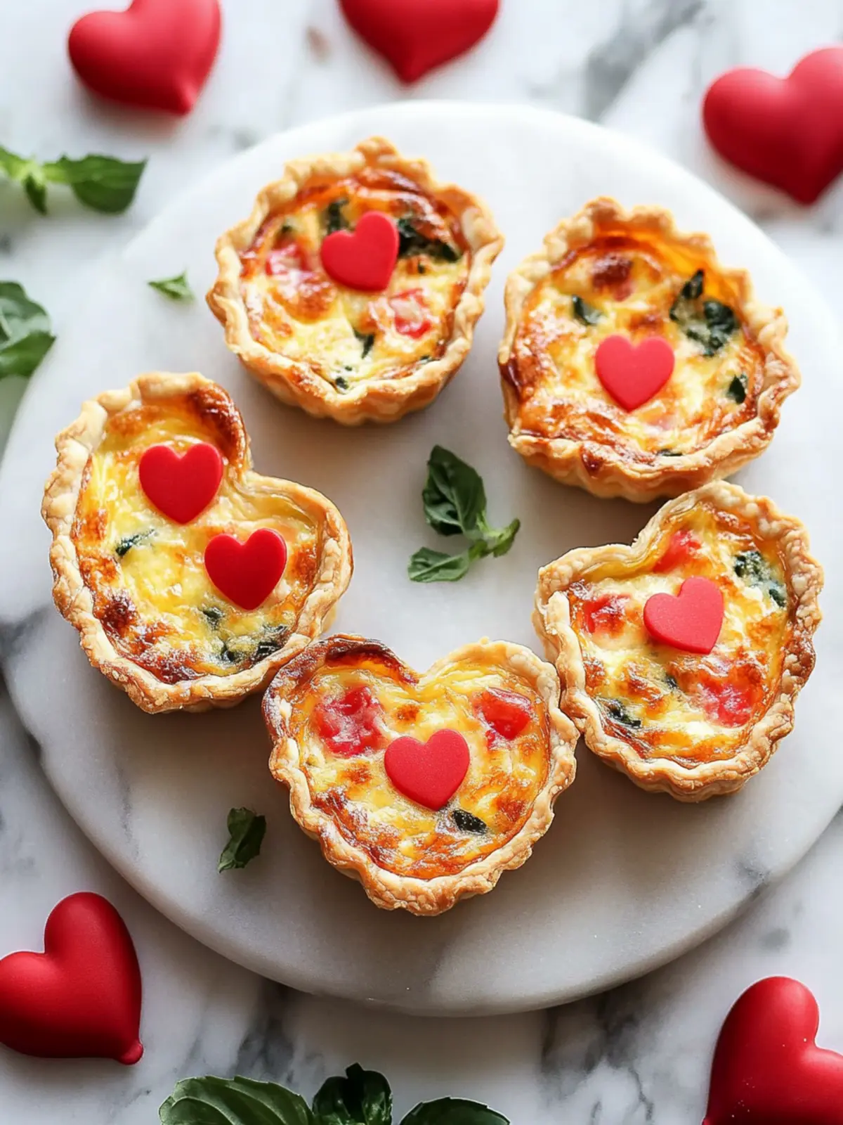 Heartfelt Valentine’s Day Mini Breakfast Quiche Recipe Delight – Sandra ...