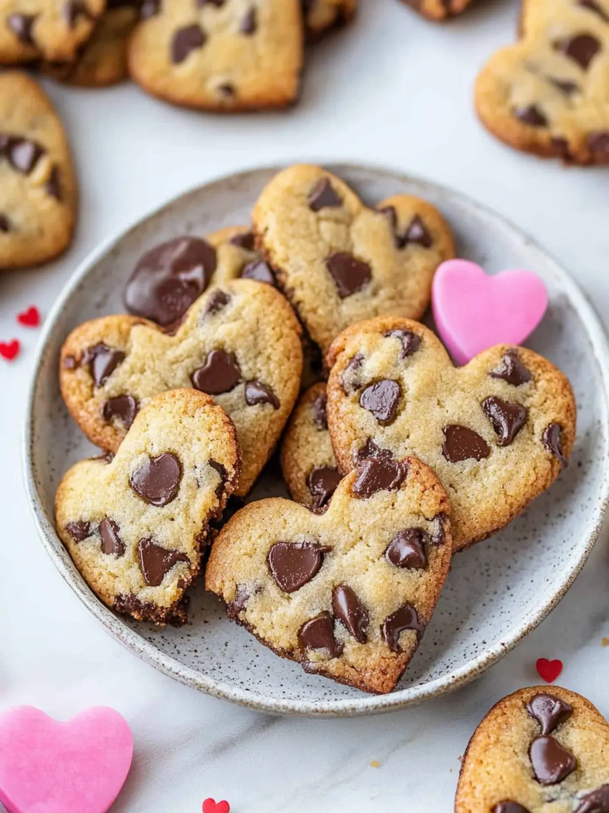 Heart Shaped Chocolate Chip Cookies That Melt Hearts Fast – Sandra Recipes