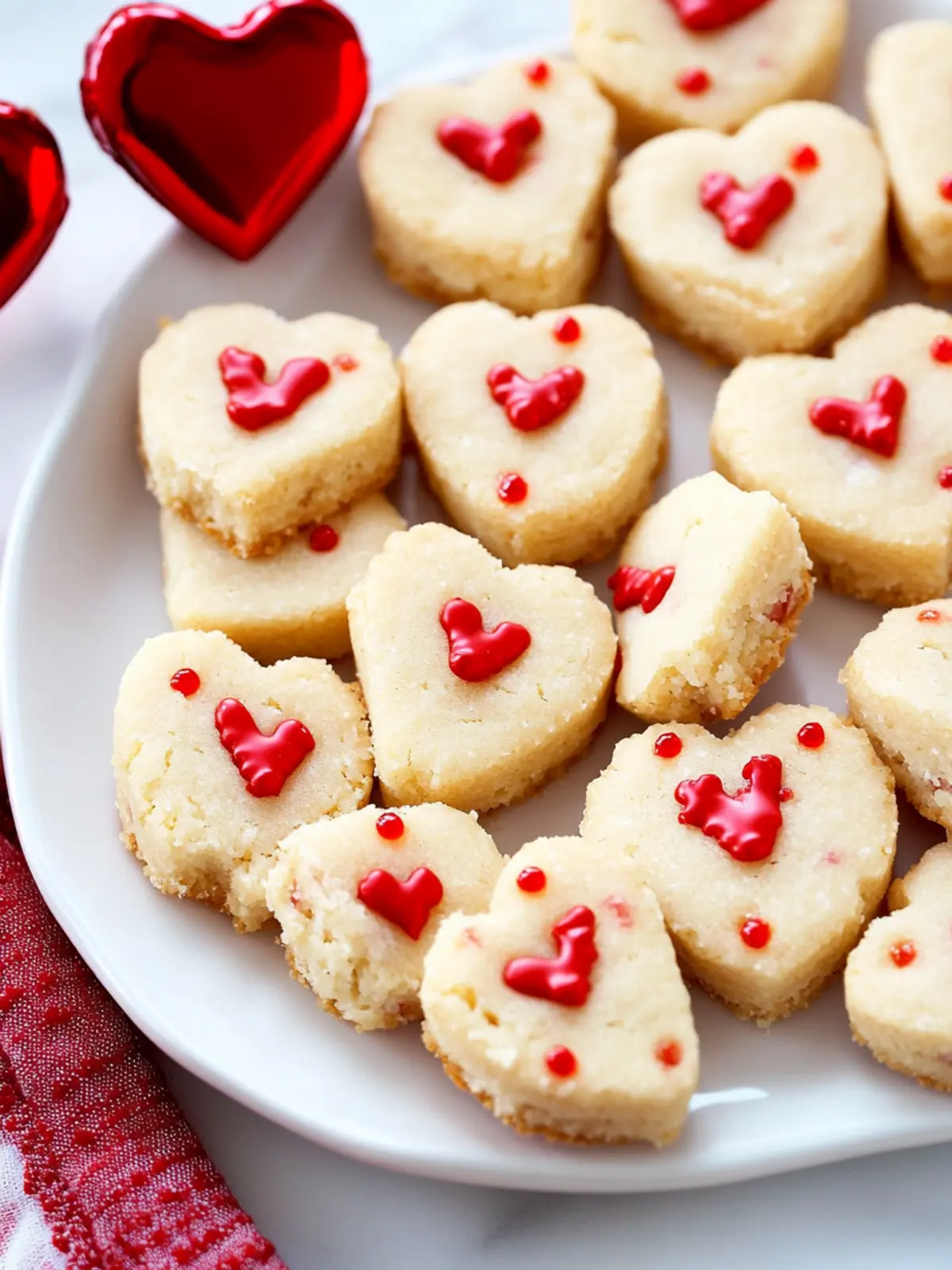 Delicious Valentine’s Day Shortbread Cookie Bites You’ll Love – Sandra ...