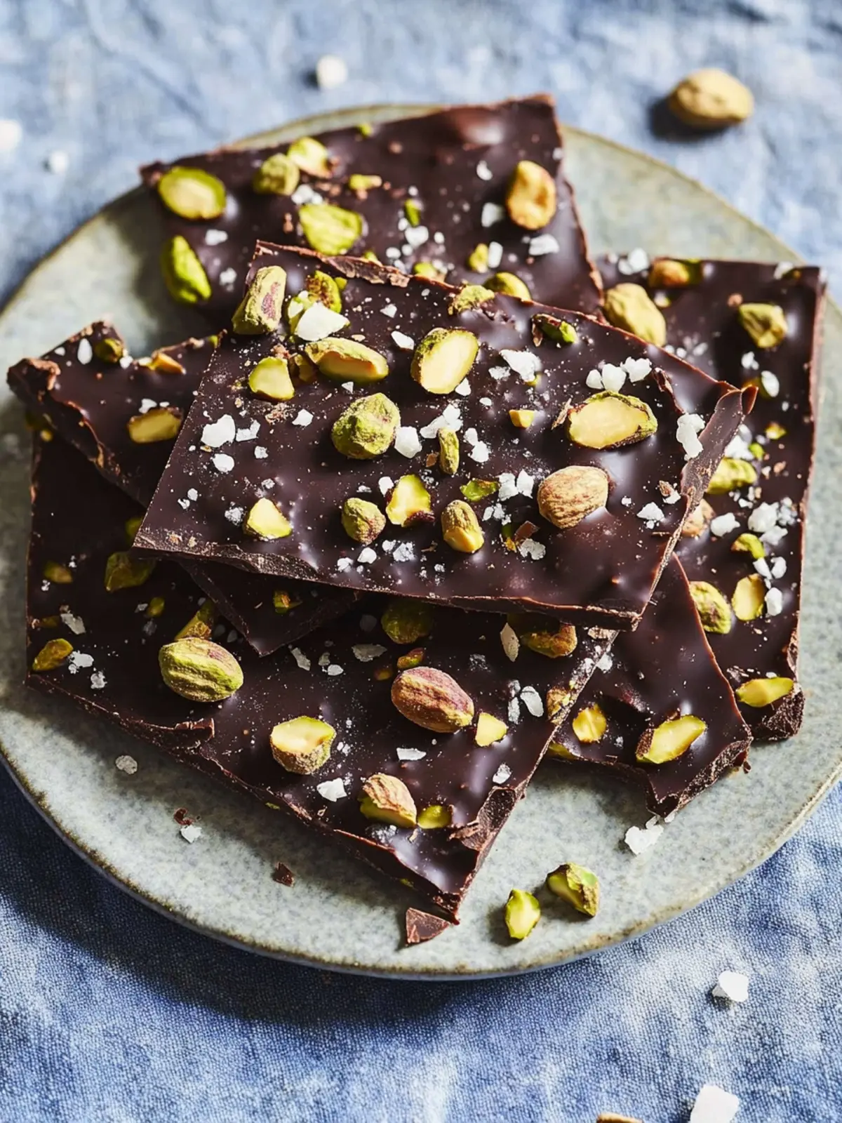 Decadent Hazelnut & Pistachio Dark Chocolate Bark Delight – Sandra Recipes
