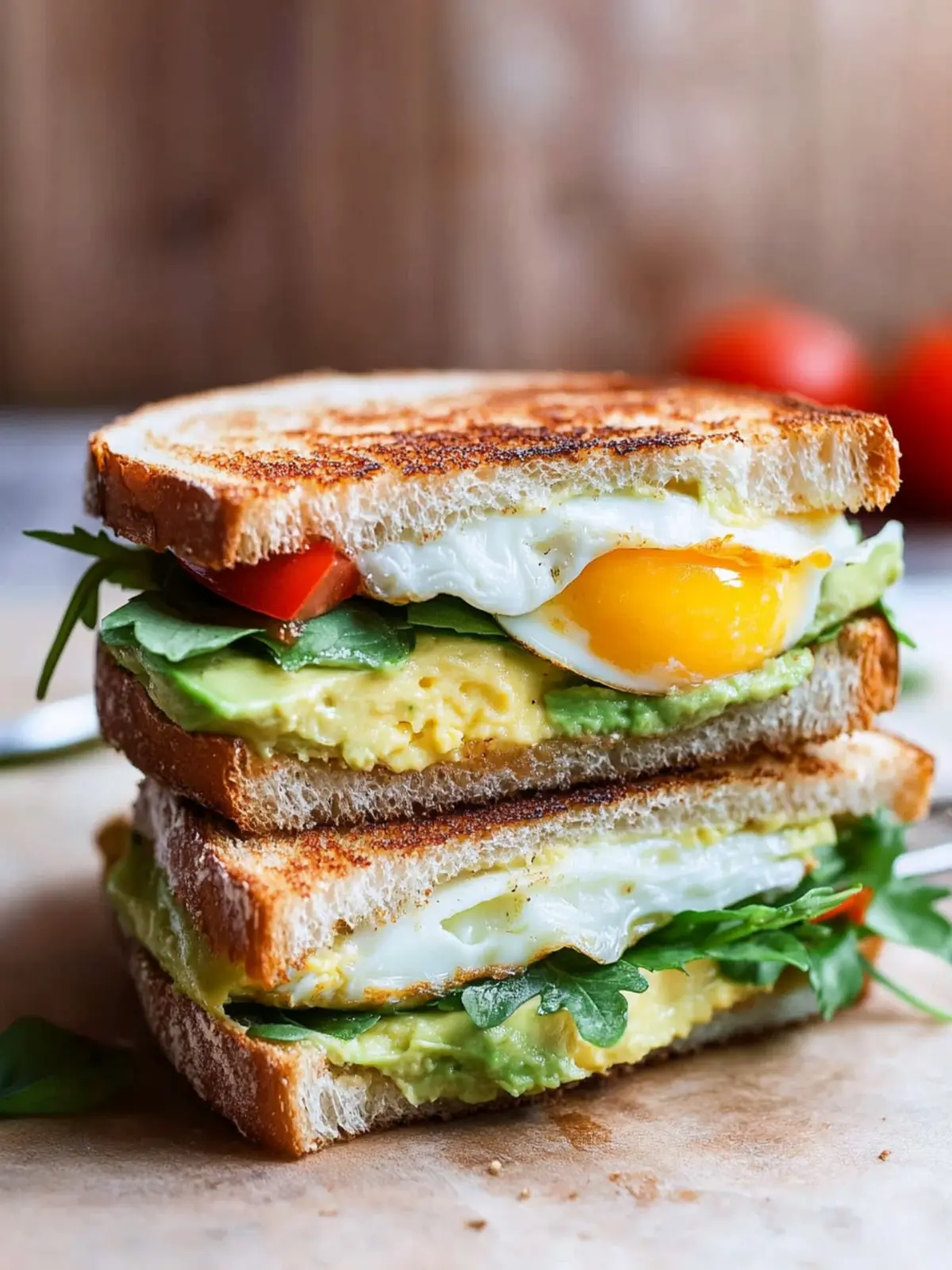Irresistible Healthy Avocado Egg Breakfast Sandwich Recipe – Sandra Recipes