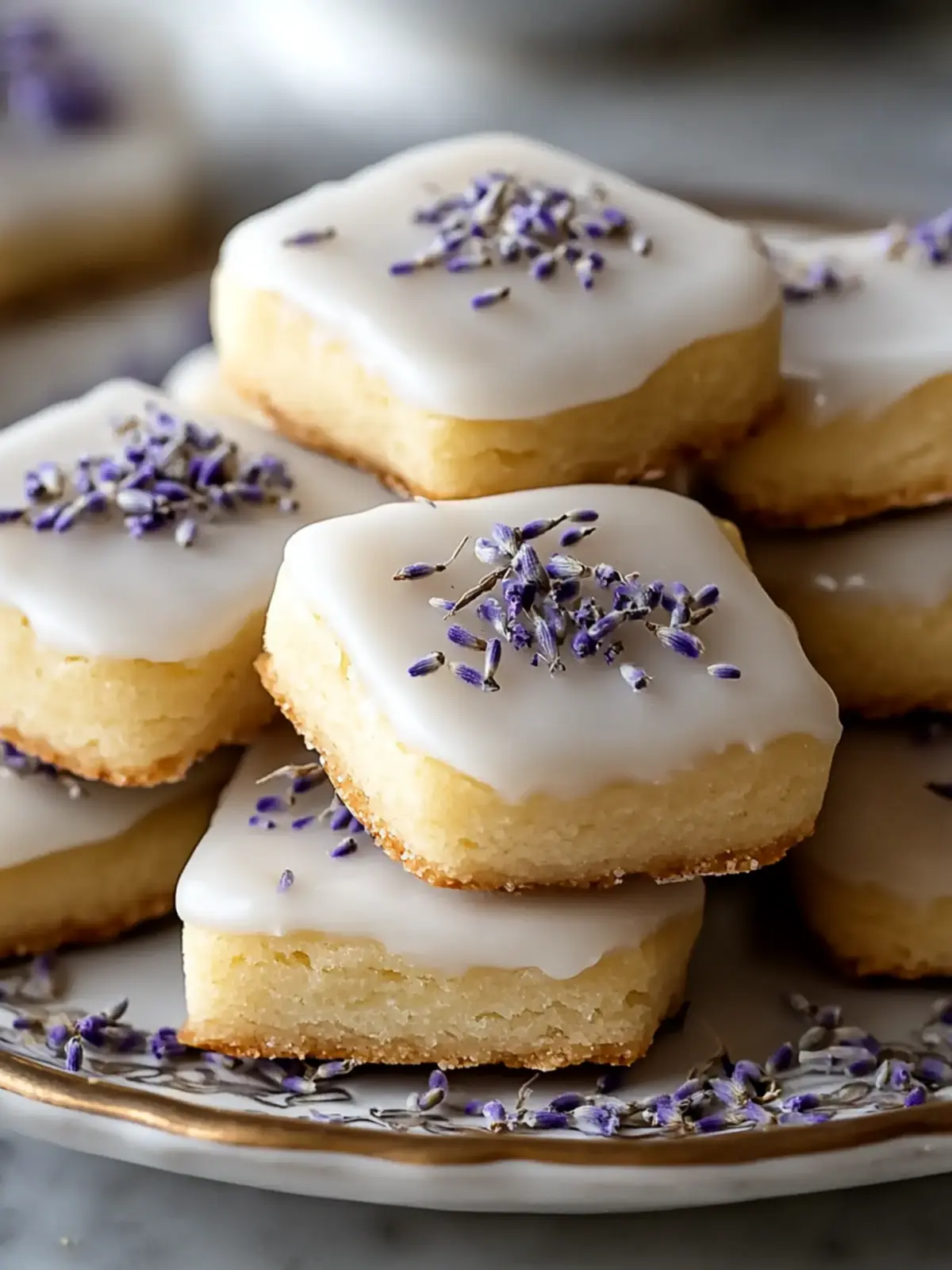 Iced Lemon Lavender Shortbread Cookies for a Blissful Treat – Sandra ...
