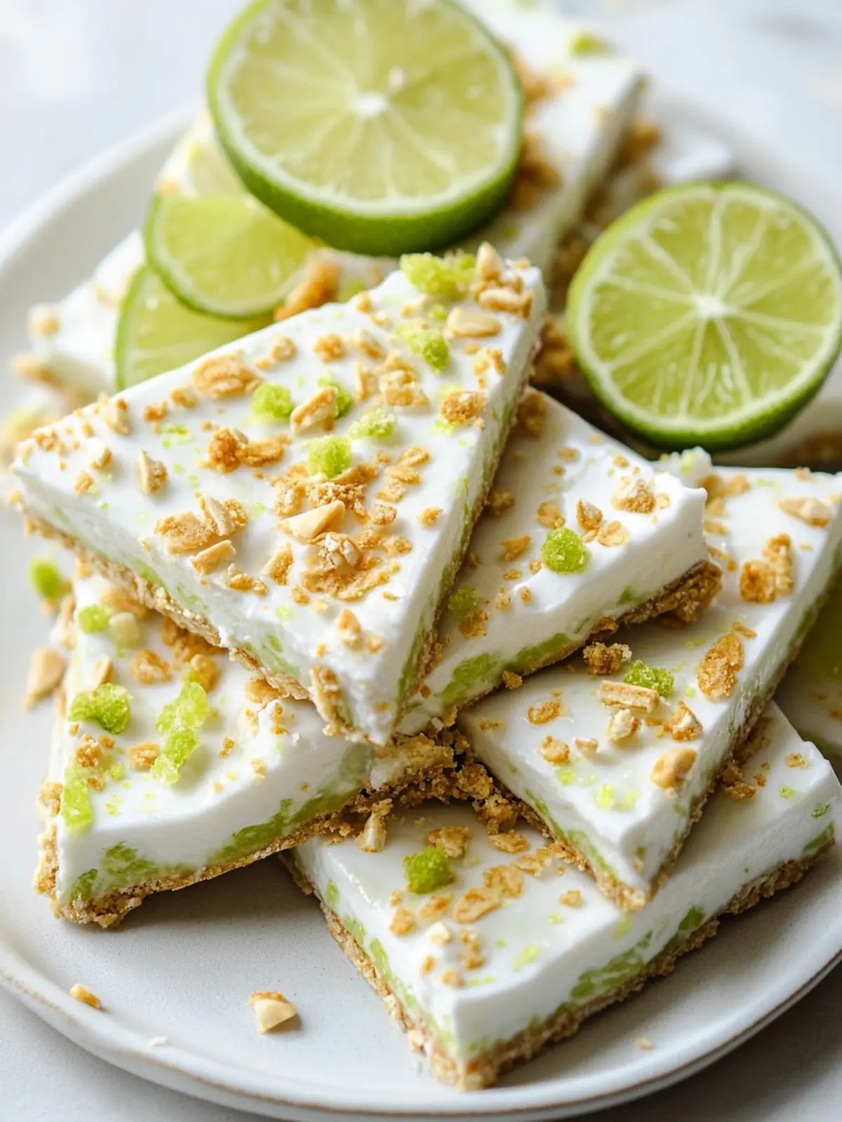 Irresistible High Protein Key Lime Pie Yogurt Bark Recipe