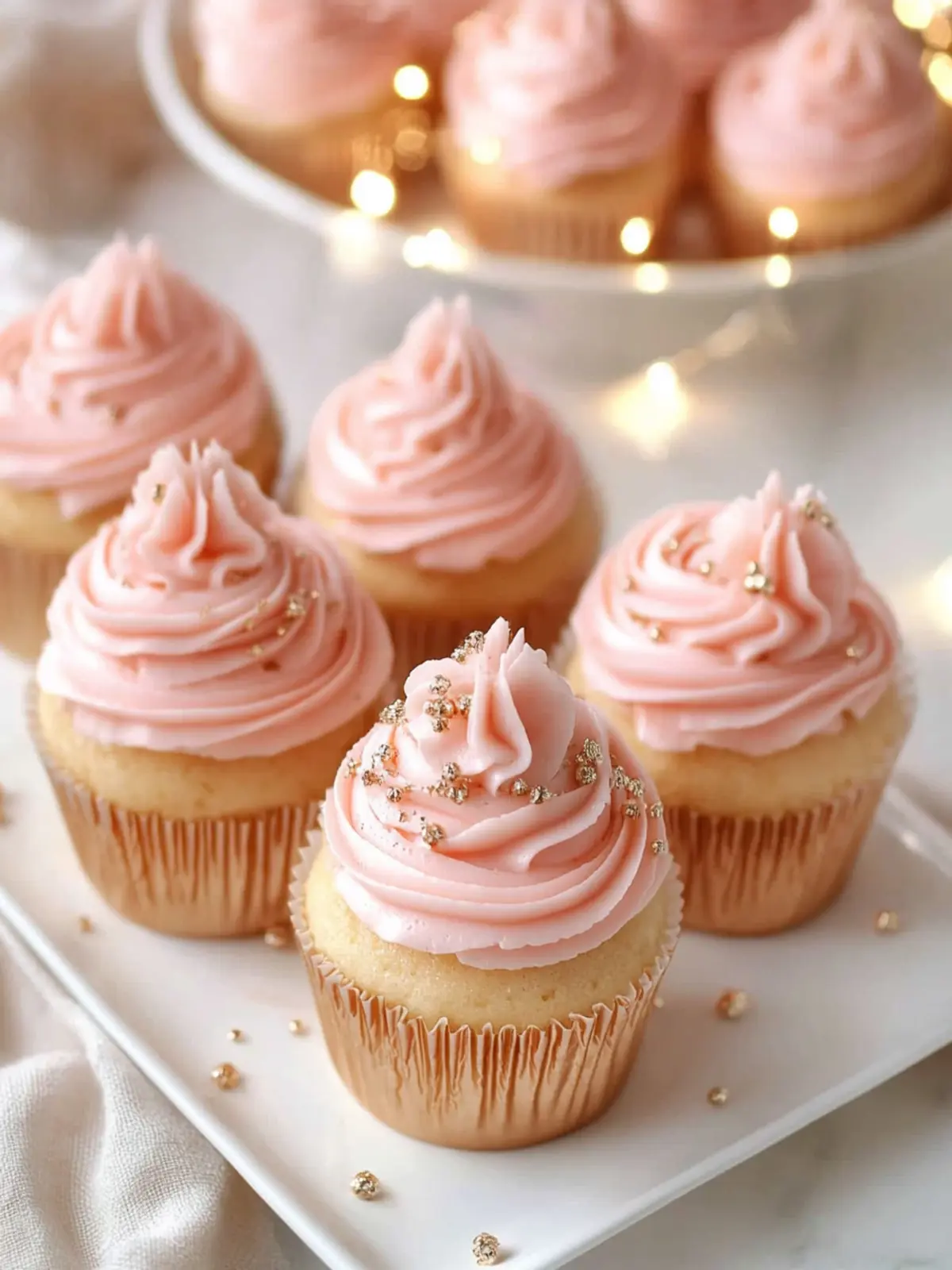 Pink Champagne Cupcakes to Sparkle Up Your Celebrations – Sandra Recipes