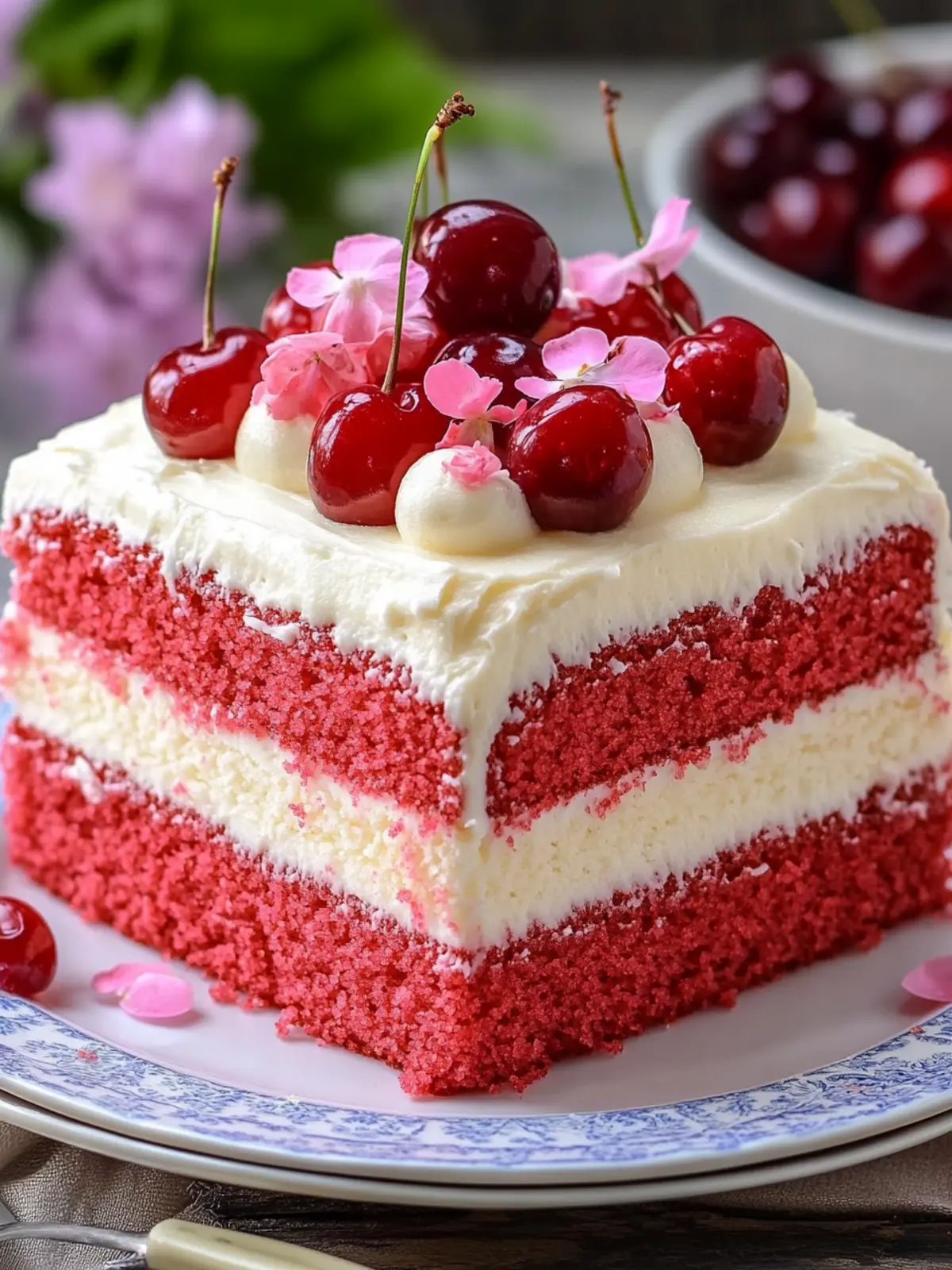 Very Cherry Cake with Vanilla Buttercream for Sweet Memories – Sandra ...