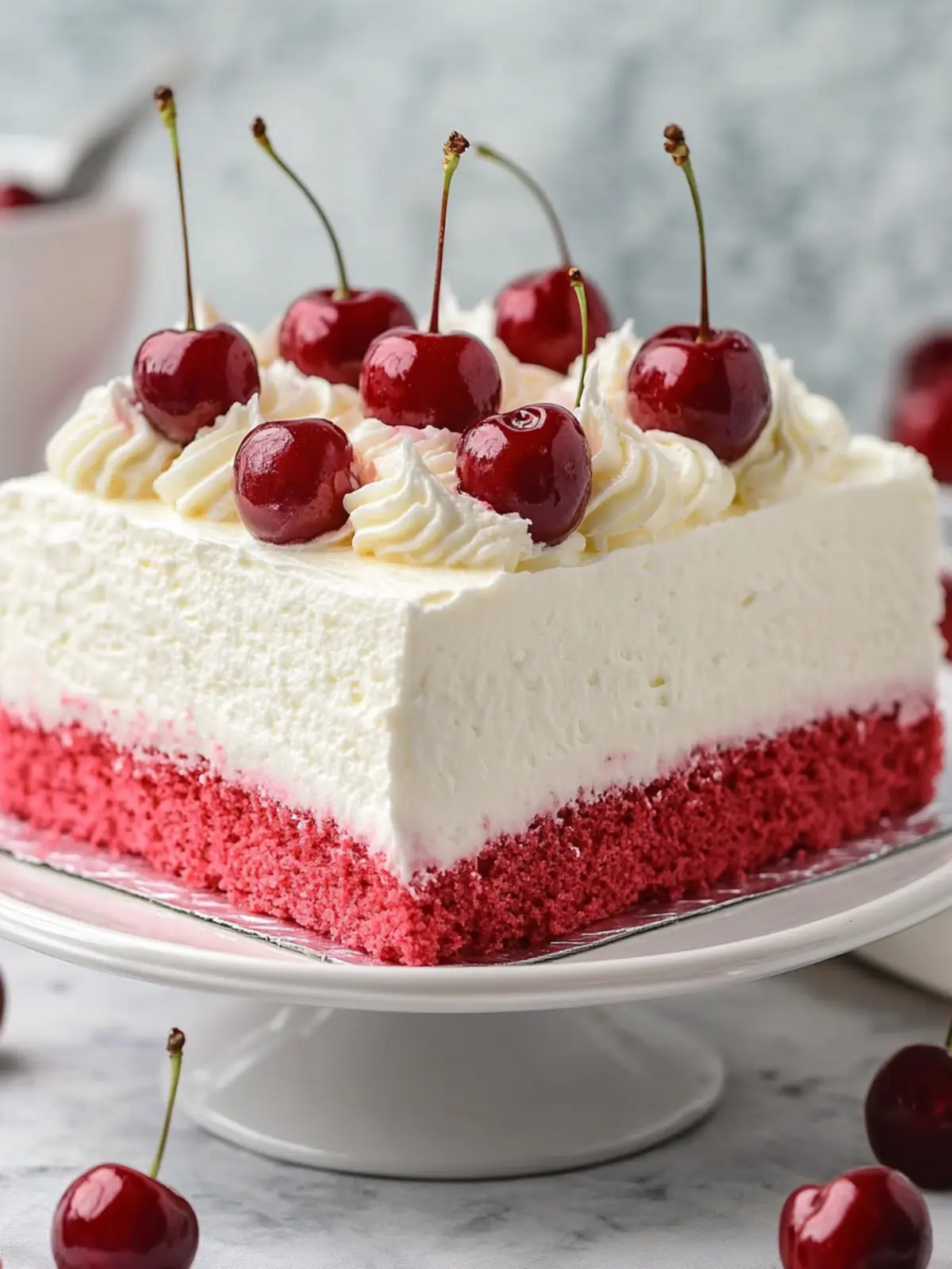 Very Cherry Cake with Vanilla Buttercream for Sweet Memories – Sandra ...