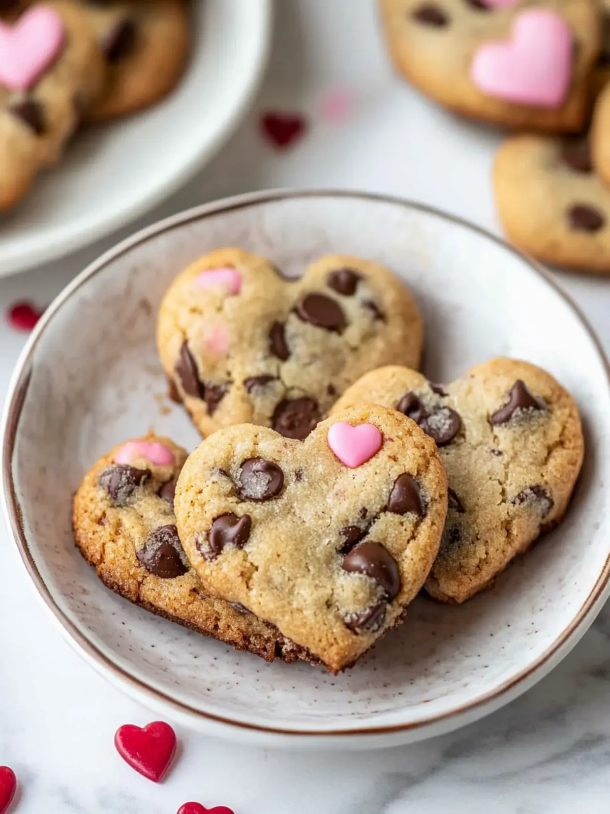 Heart Shaped Chocolate Chip Cookies That Melt Hearts Fast – Sandra Recipes
