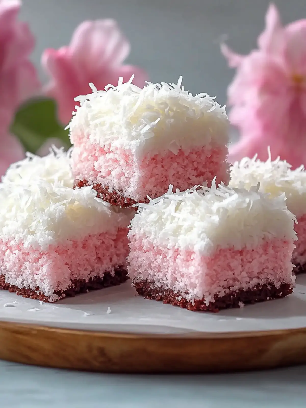 Delicious Pink Coconut Snowball Cake Bars You’ll Crave! – Sandra Recipes
