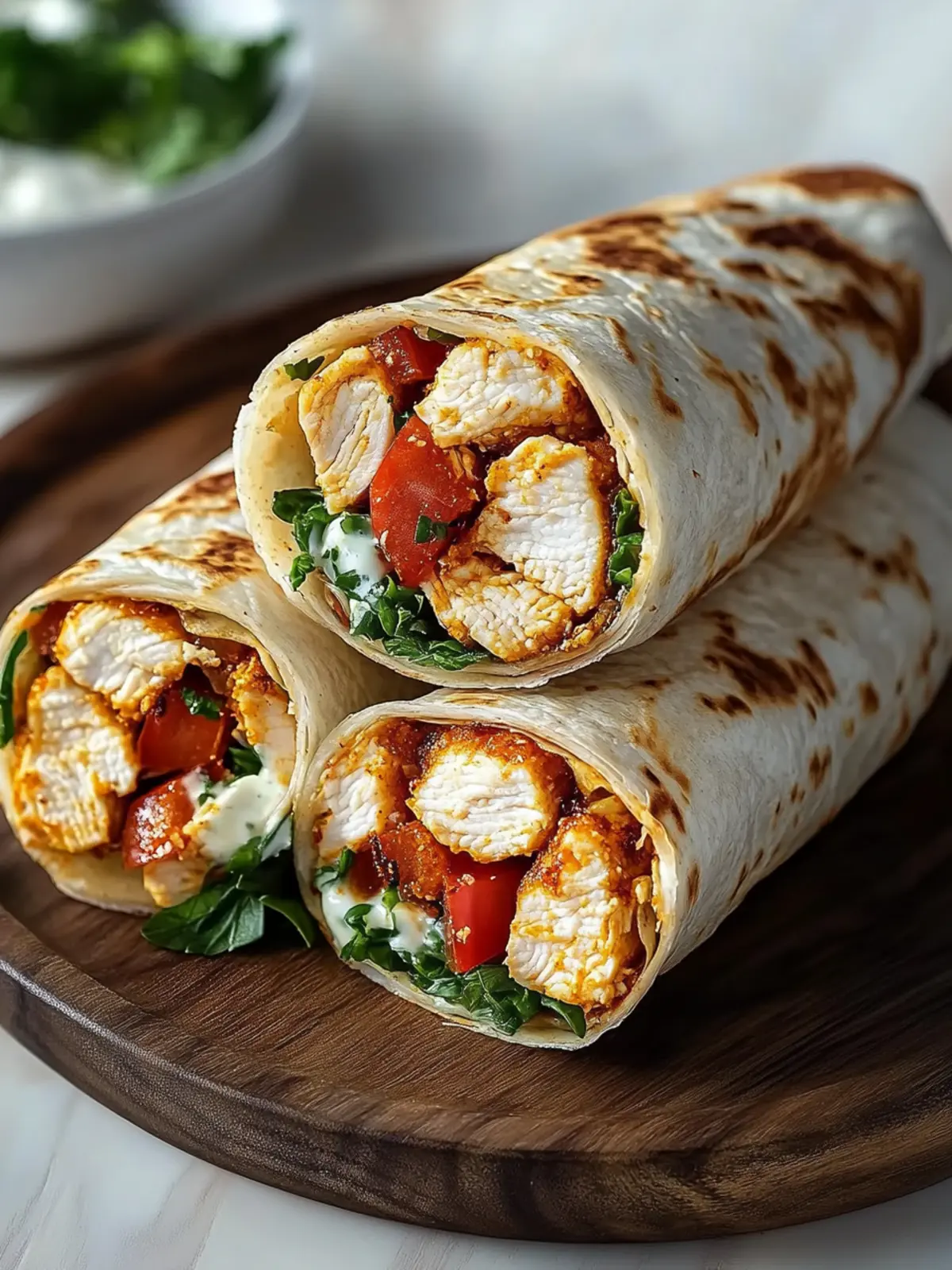 Crispy Air Fryer Chicken & Mozzarella Wraps: Dinner in 25 Minutes ...