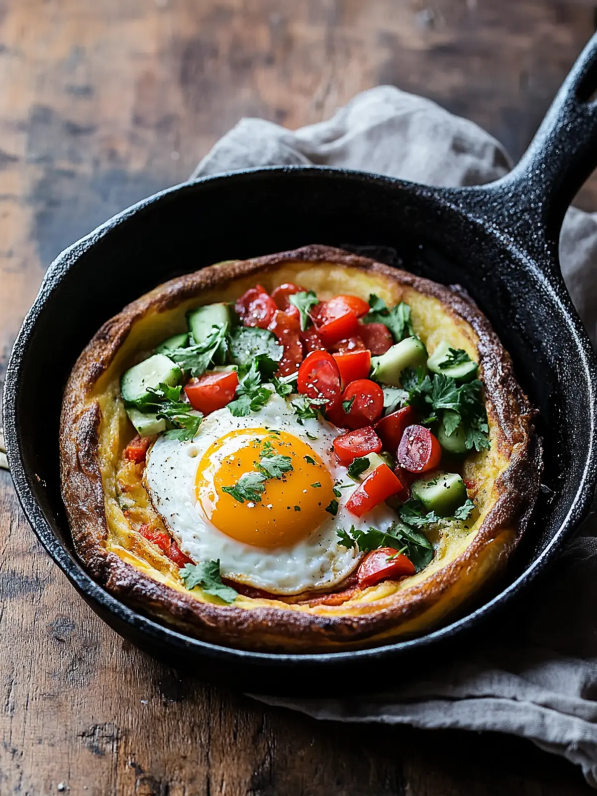 Huevos Rancheros Mini Savoury Dutch Baby for a Brunch Win – Sandra Recipes