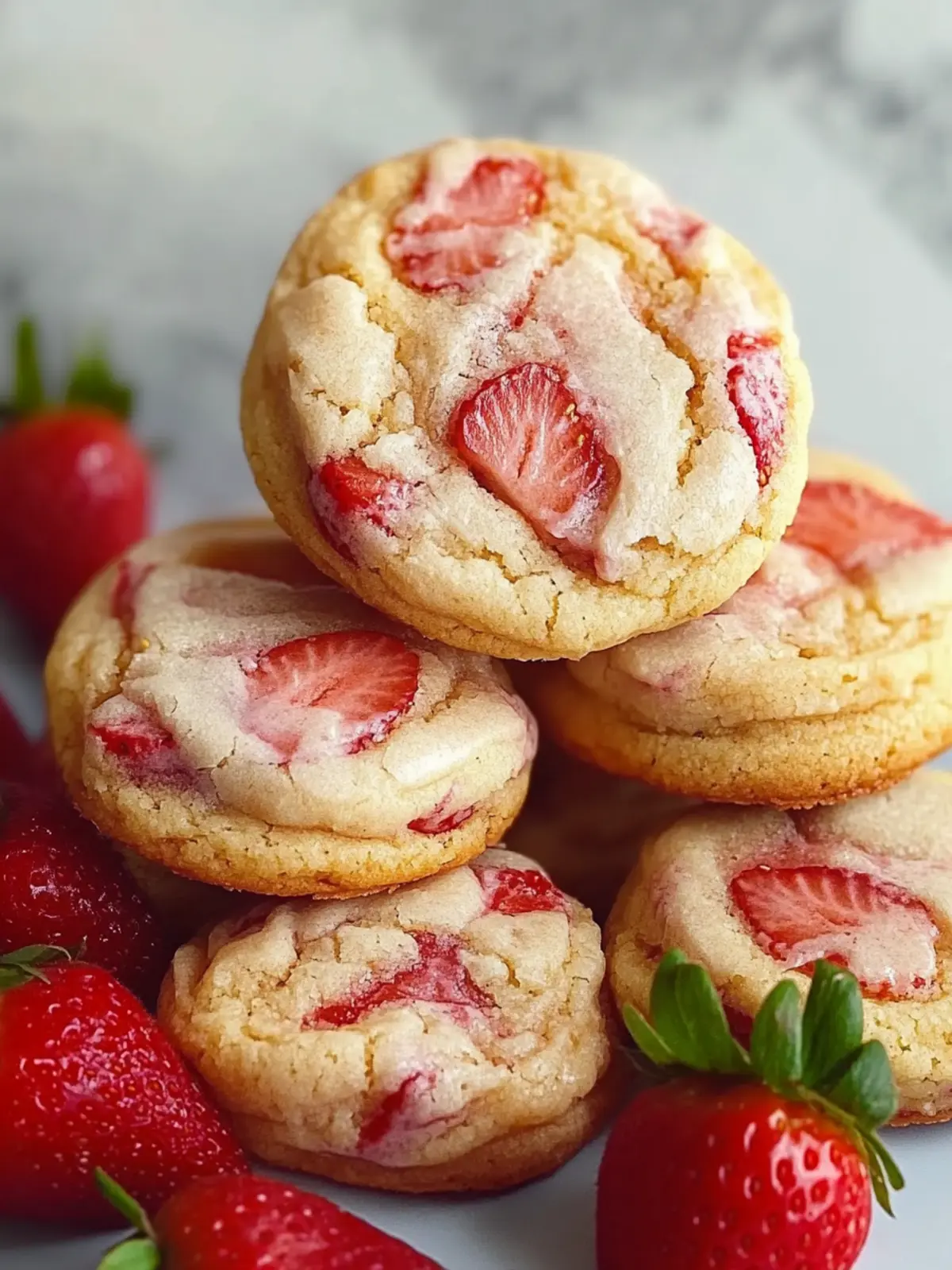Delicious Strawberry Cheesecake Cookies Recipe for Sweet Moments ...