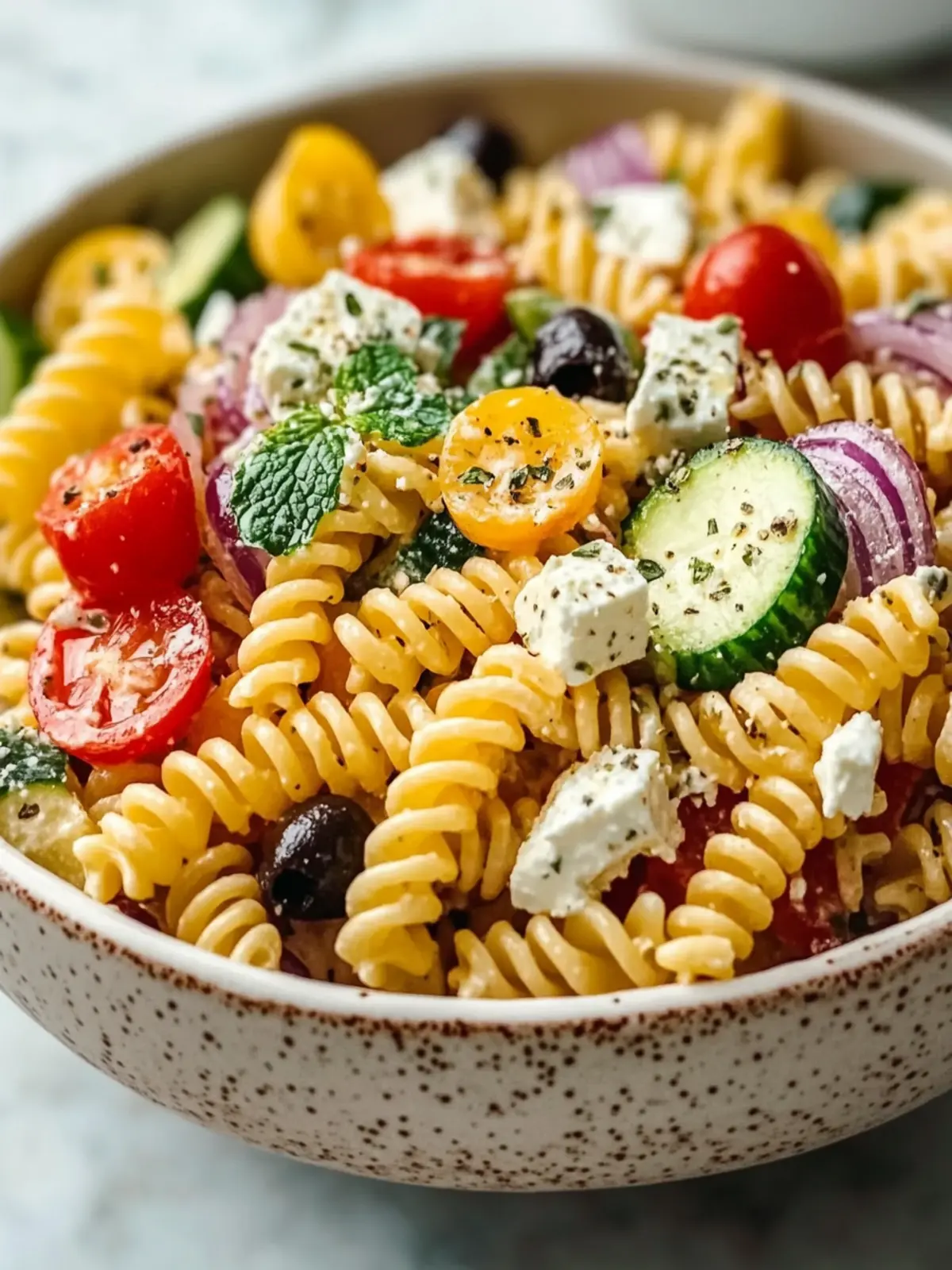 Zesty Ashley Mac’s Greek Pasta Salad for Memorable Family Dinners ...