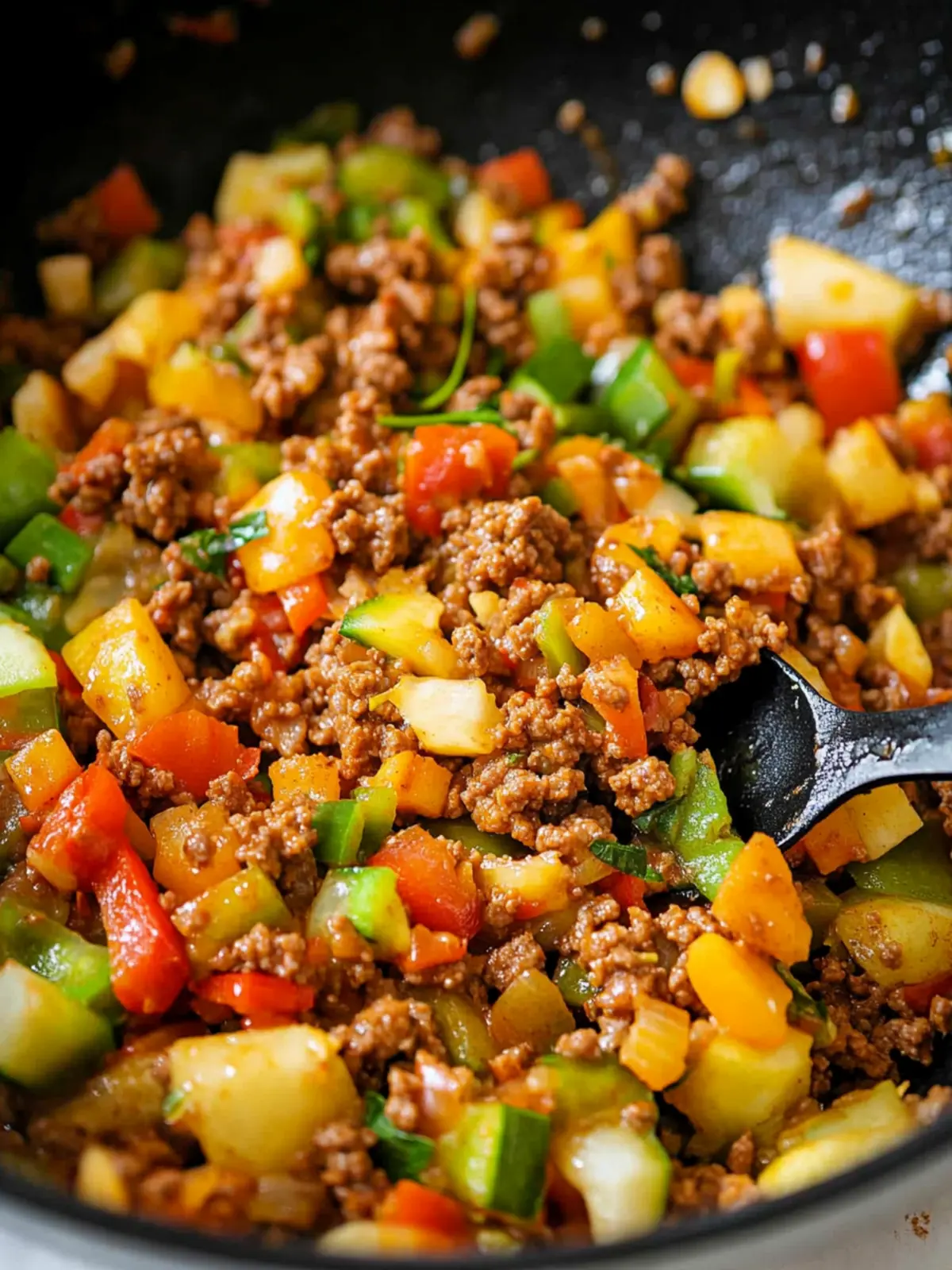Healthy Ground Beef And Vegetable Skillet: Quick & Delicious! – Sandra ...