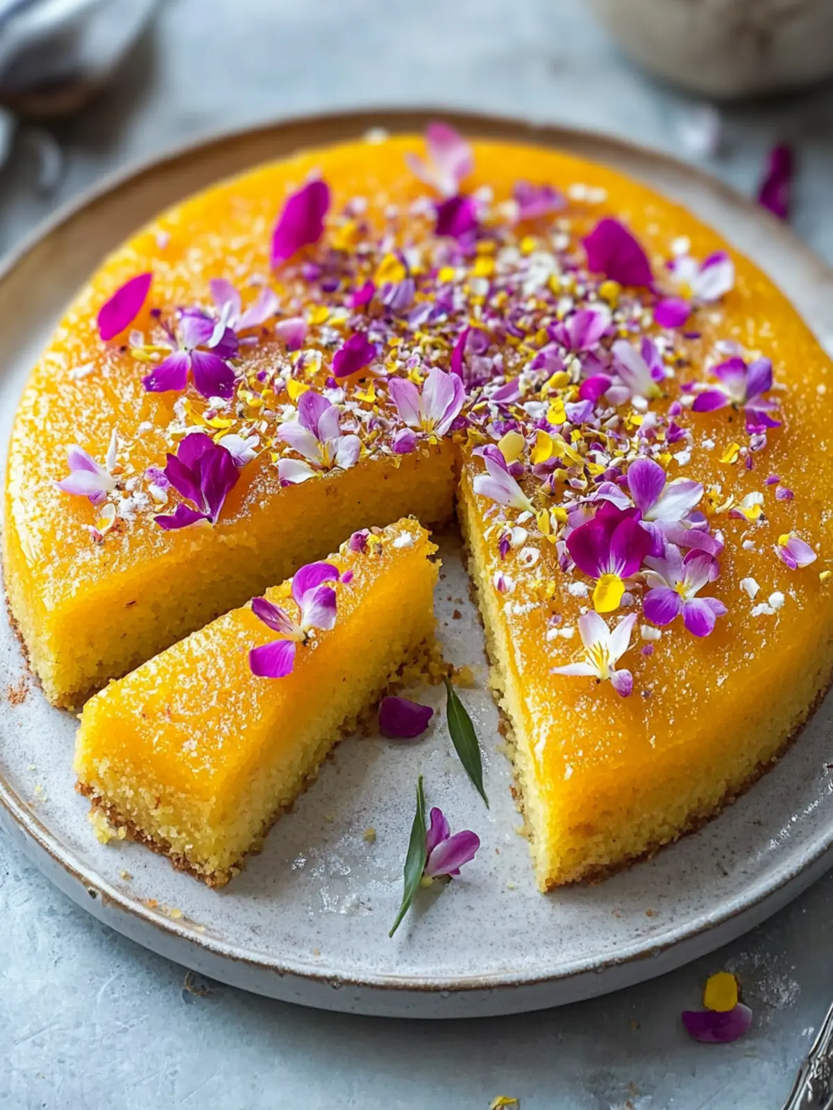 Irresistible Heavenly Persian Saffron Cake You Can Bake at Home