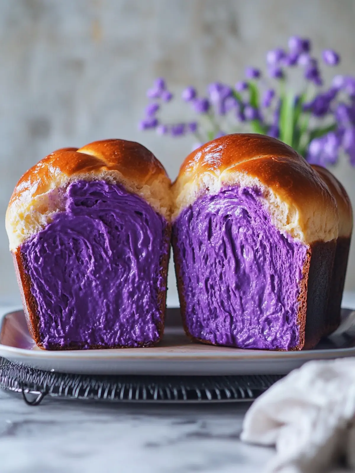 How to Make Ube Milk Bread: A Soft, Flavorful Delight – Sandra Recipes